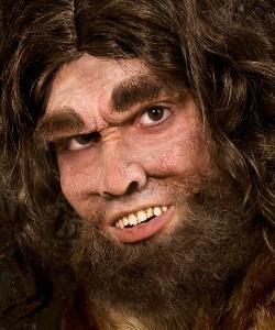 Halloween Schminkanleitung Urmensch